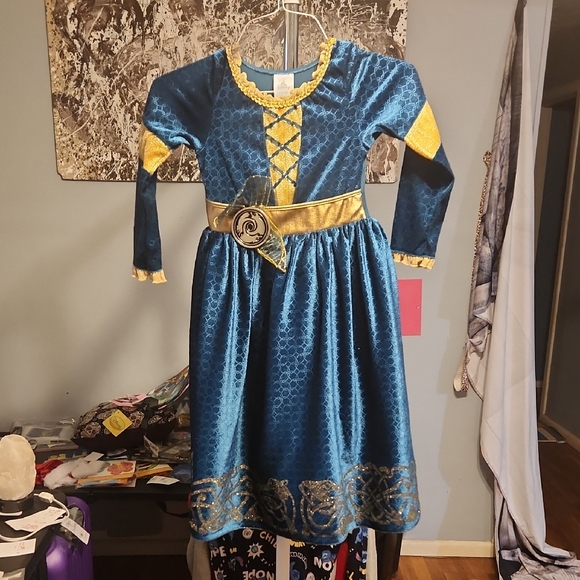 Disney | Costumes | Disney Brave Princess Kids Costume Dress Ys | Poshmark
